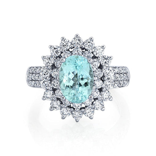 Elegant Tanzanite Diamond Cocktail Ring from harrychadent.co.uk